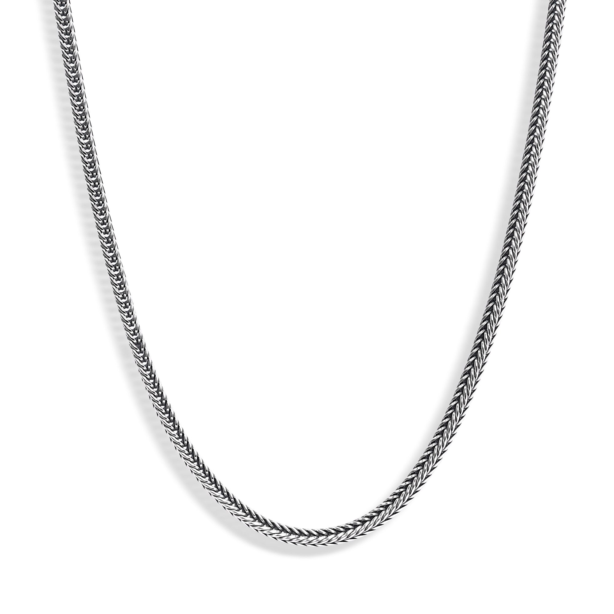 S925 Silver Handmade Chain Necklace For Men - Sergo